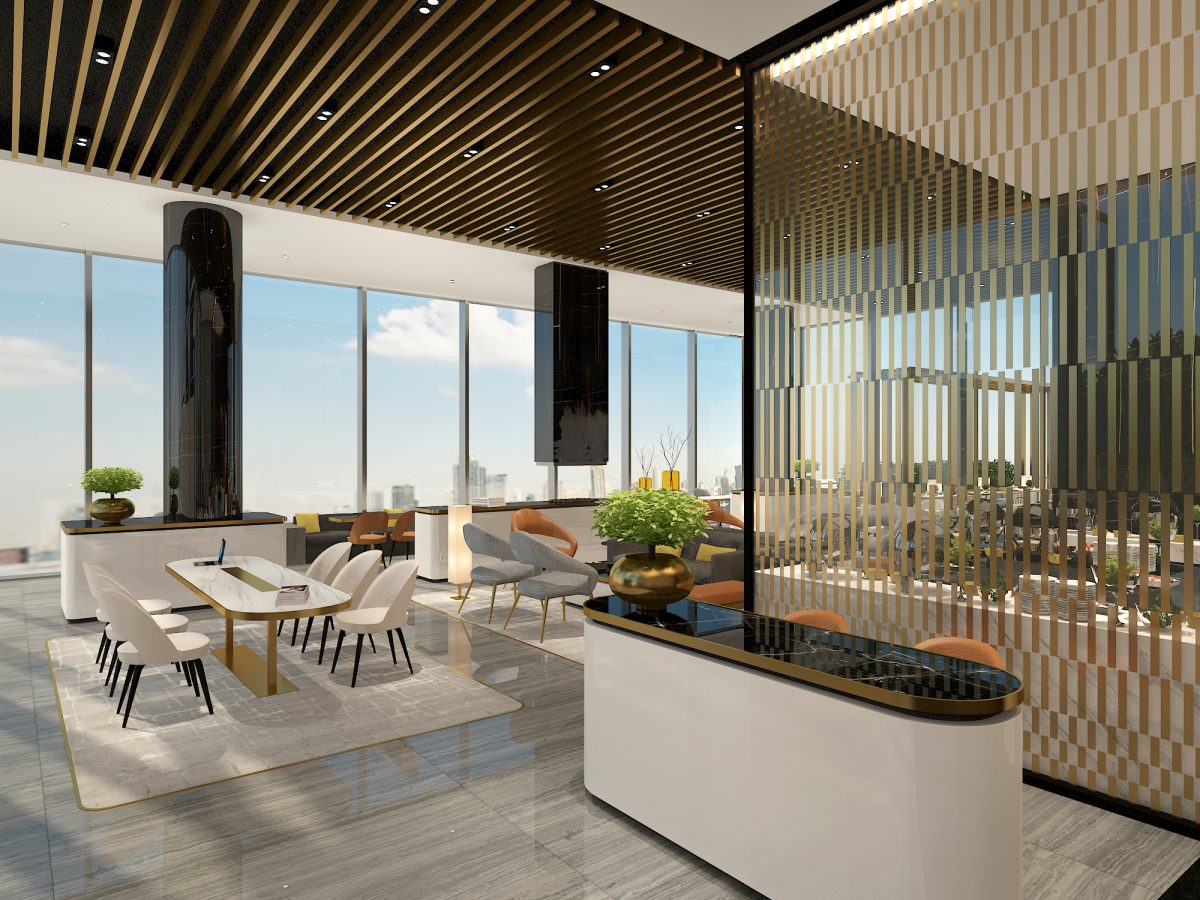 Restaurant and Lounge for a new modern high rise residential ...